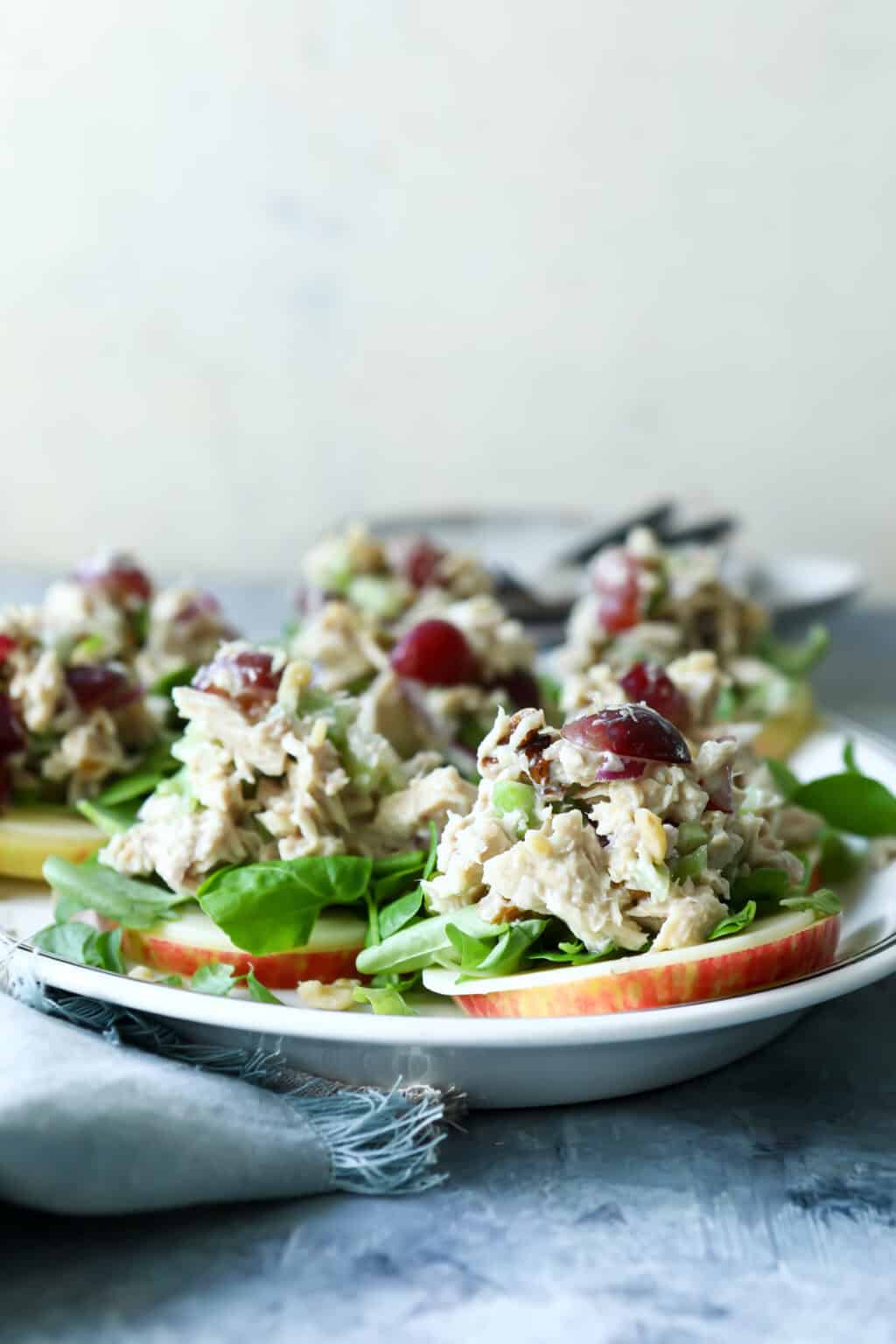 Tuna Salad Apple Sliders - Cooking with Ereka