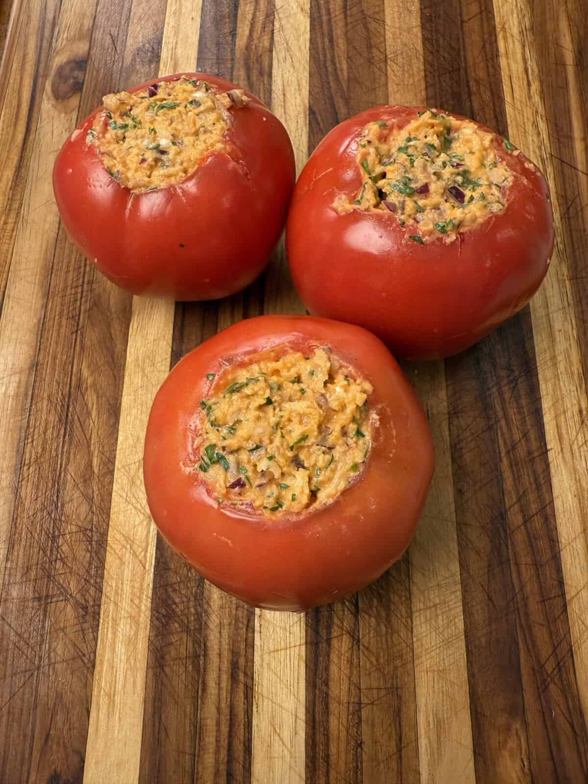 🥖🍅 Stuffed Tomatoes - Cooking with Ereka