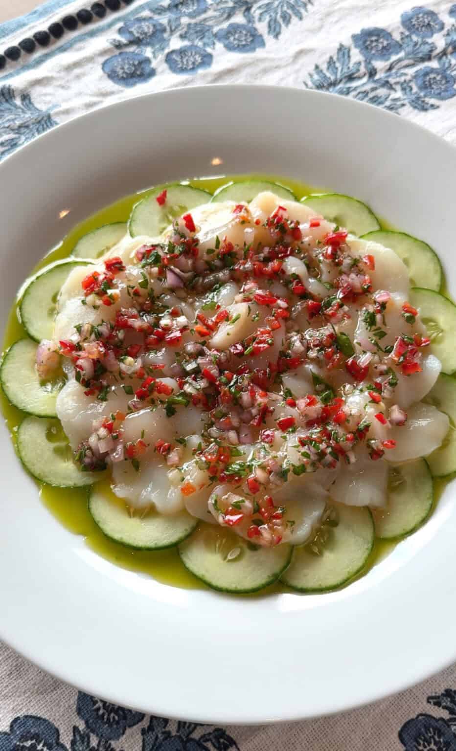 Easy Scallop Crudo - Cooking with Ereka