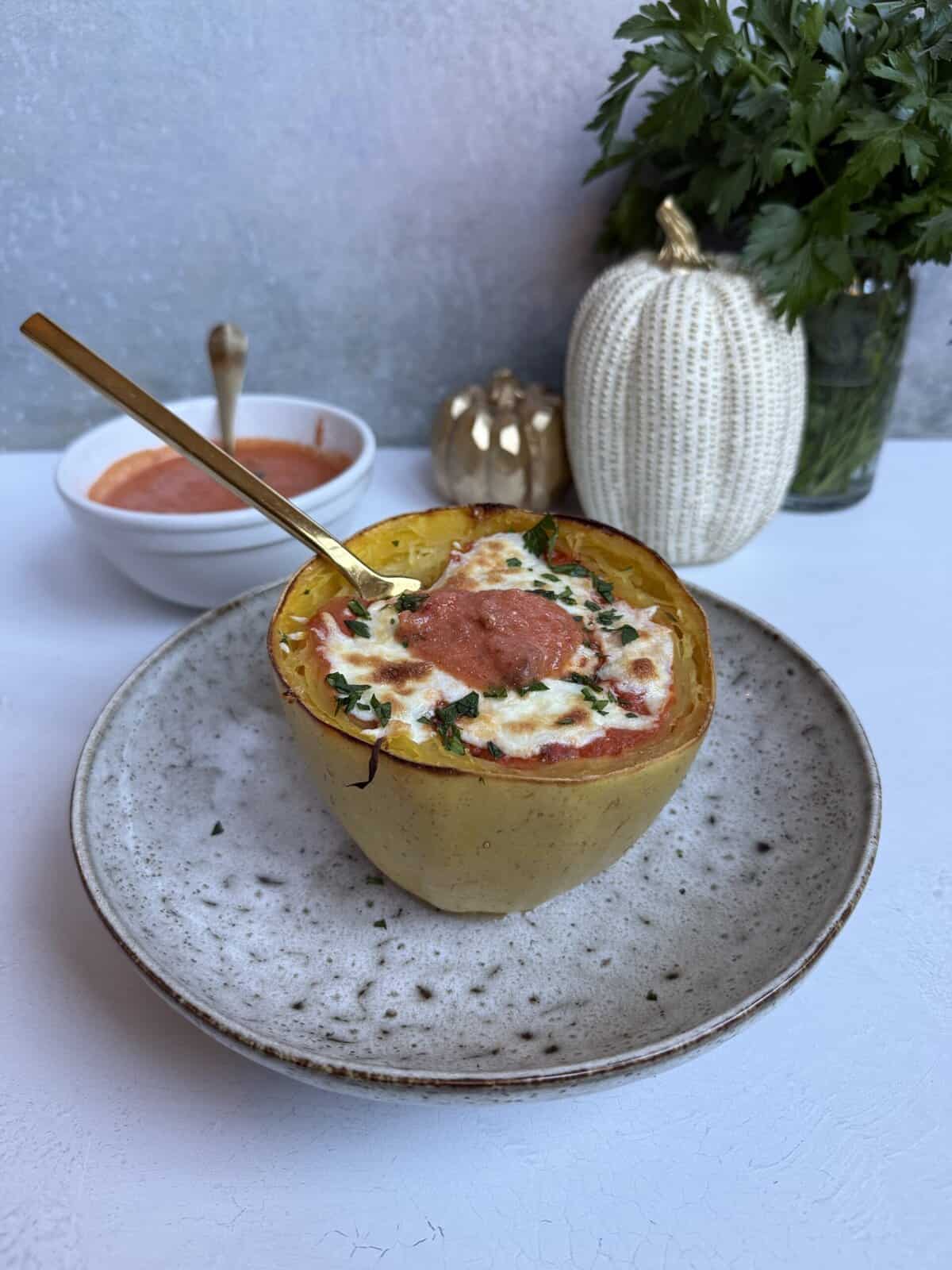 Spaghetti Squash Alla Vodka - Cooking with Ereka