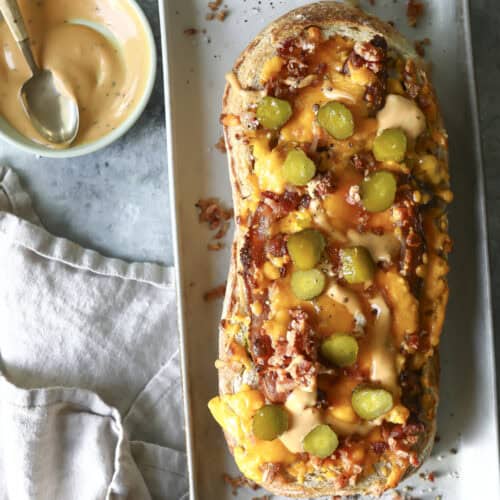 Big Mac Stuffed Bread - Cooking with Ereka