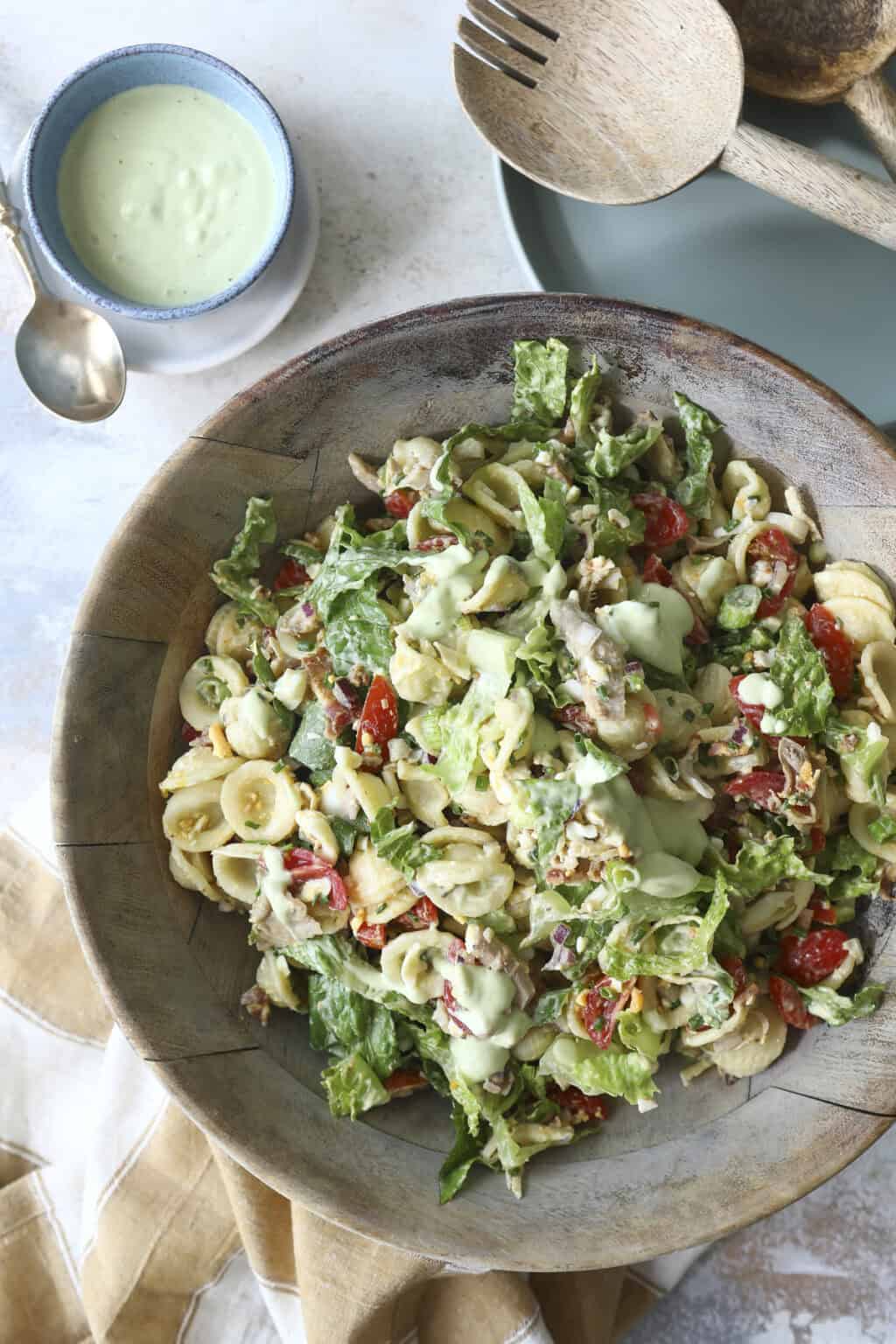 Cobb Pasta Salad - Cooking with Ereka